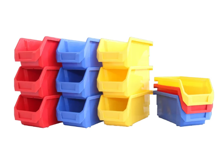 Warehouse Front Open Plastic Stackable Storage Pick Bins