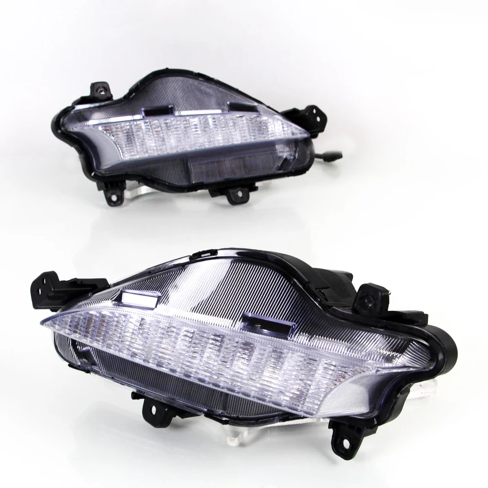 With LED Daylight Drl For Kia K2 2016 - 2017 For Kia RIO Daytime ...