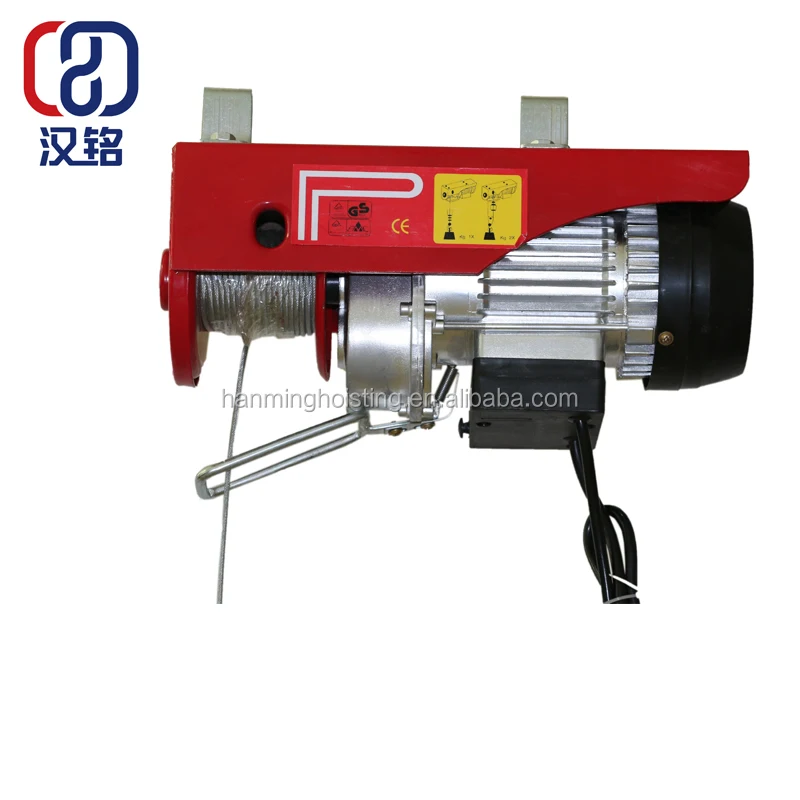 220v Mini Pa 1000 Wire Rope Length 12m Price Electric Cable Hoist - Buy ...