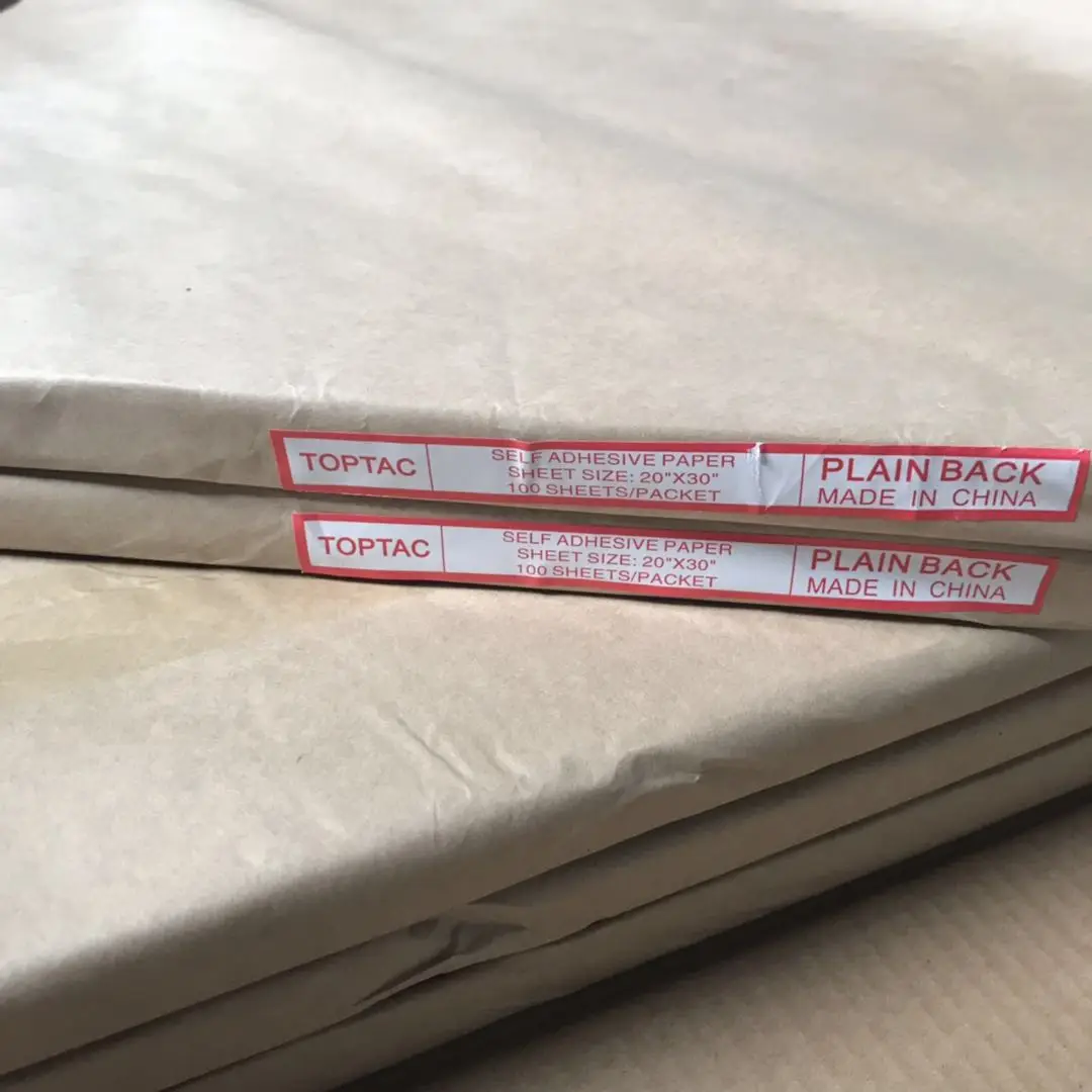 China Suppliers Removable Self Adhesive One Side Cast Coated Sticker ...