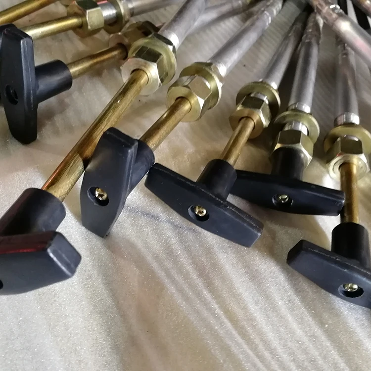 T-handle engine choke mechanical twist lock push pull control cable ...