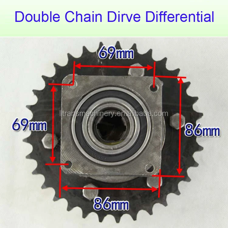 Double Chain Drive Differential for Automotive Drivetrain - OEM