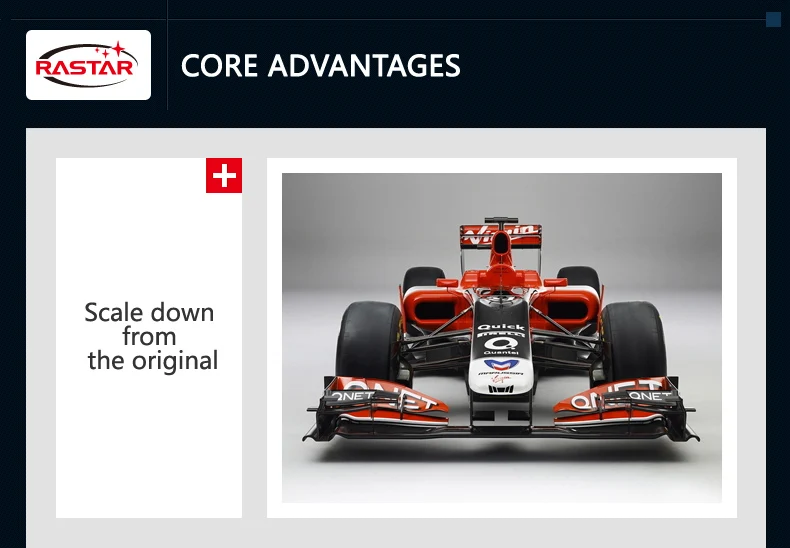 RASTAR Toys Ferrari F1 1:18 Racing Car 2.4G 4 Channels RC Car F1 Remote ...