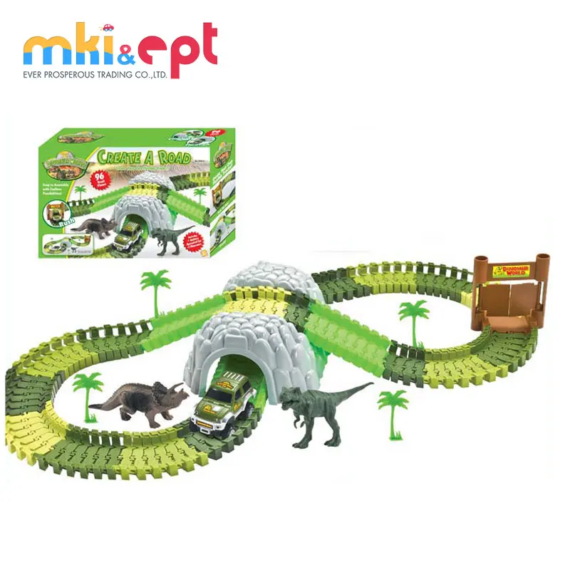 EPT Puzzle Train Track Toy - Build Your Dinosaur World