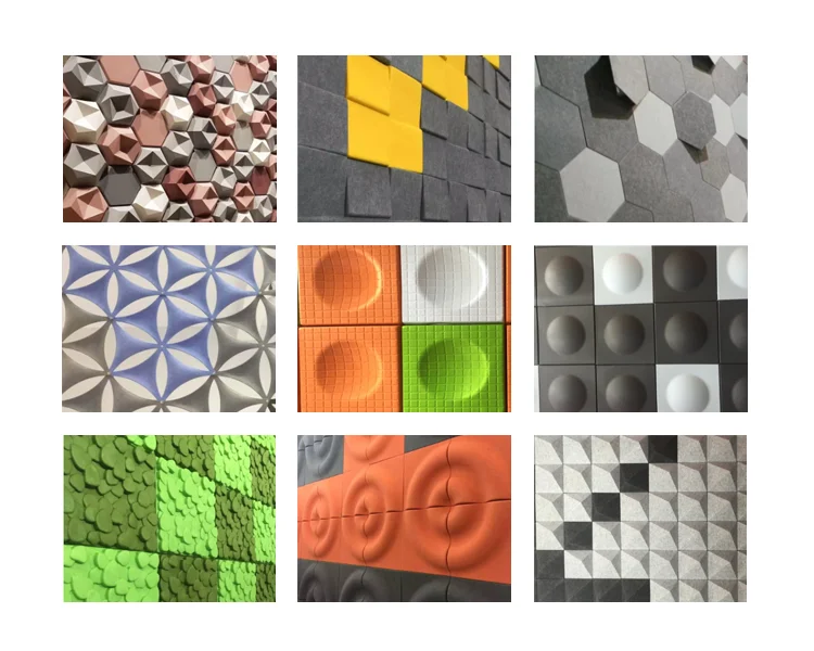 Hexagon Acoustic Parametric Wall Art - 3D Hexagonal Panels