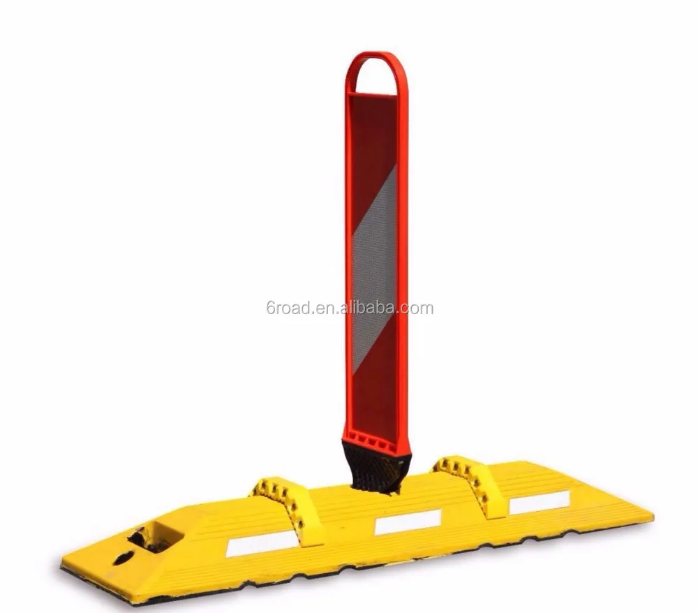 6road Rubber Lane Dividers - Durable & Reflective Traffic Separators