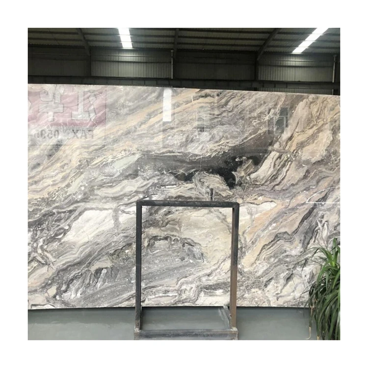 Factory Price Arabescato Orobico Grigio slab Marble stone with gold ...