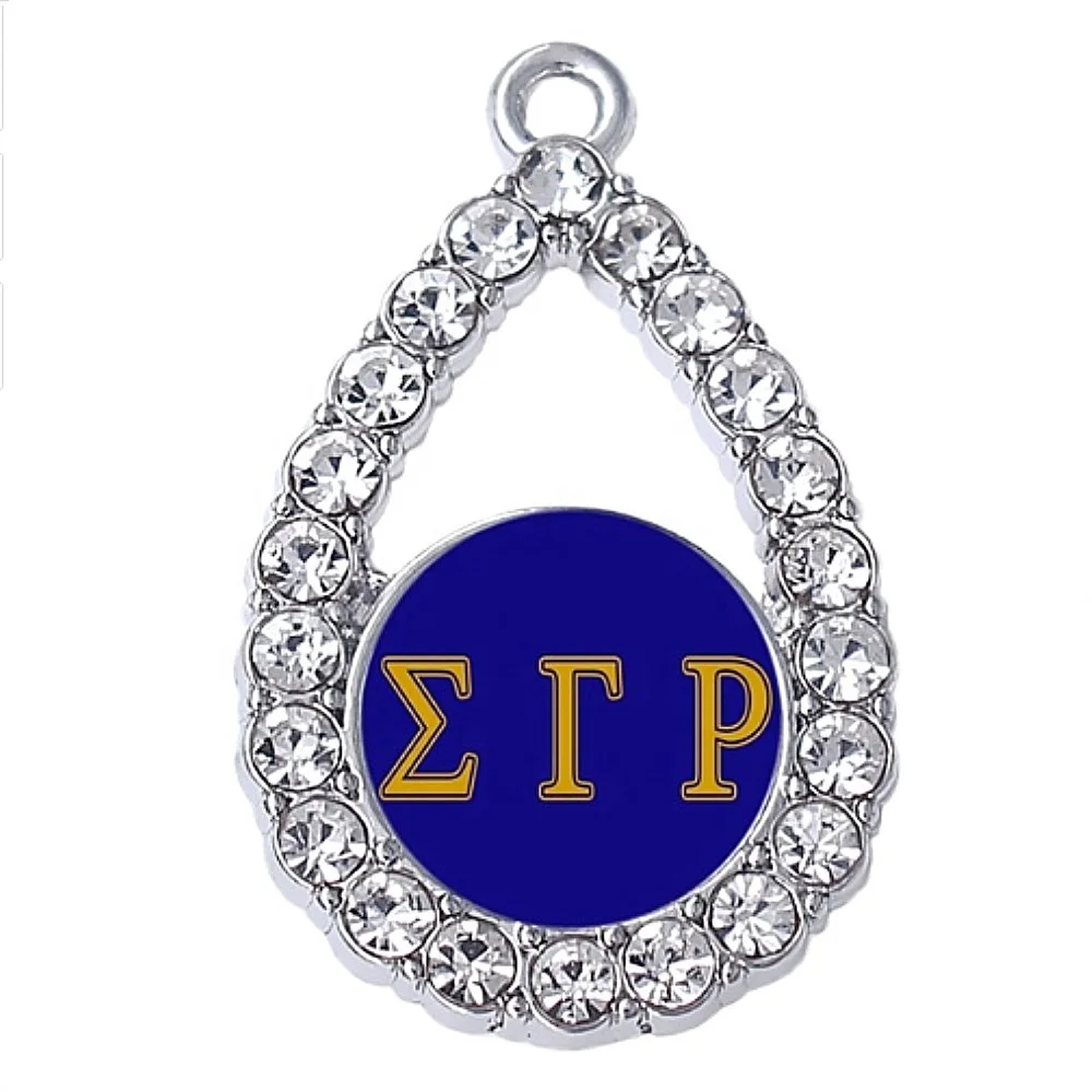 Metal Eco Friendly Sticker Greek Letter 1922 Sigma Gamma Rho Charm ...