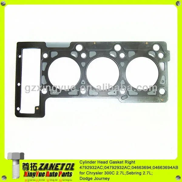 Engine Cylinder Head Gasket Right 4792932ac;04792932ac;04663694 ...