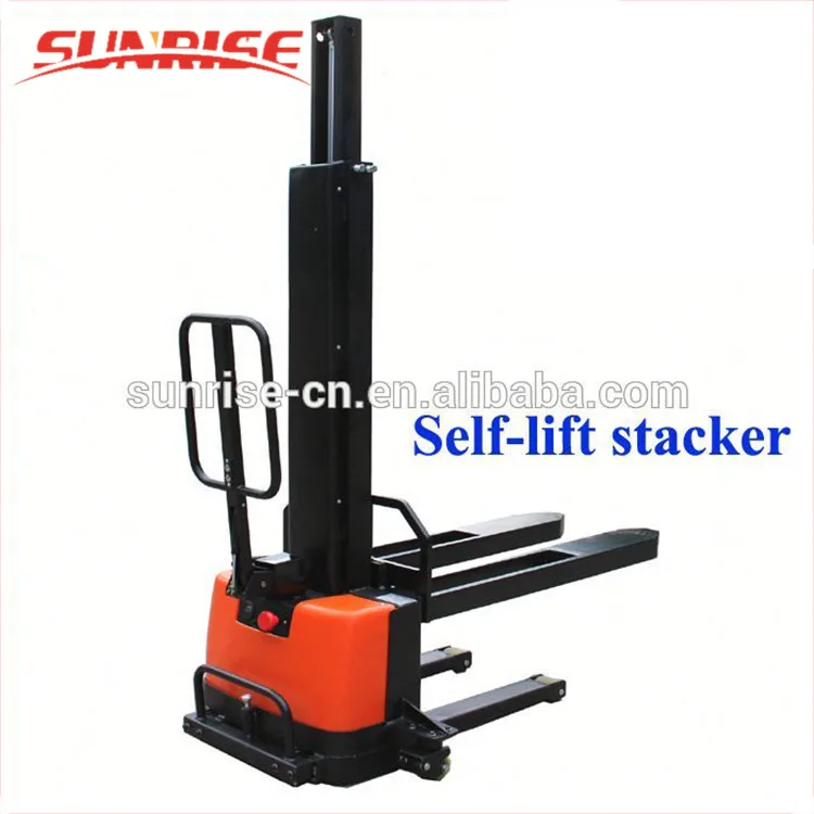 High Quality Manual Trans Pallet Hydraulic Self Lift Hand Stacker