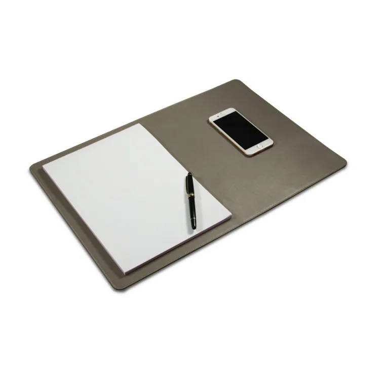 High quality PU faux leather desk arm pad, PU office desk writing pad ...