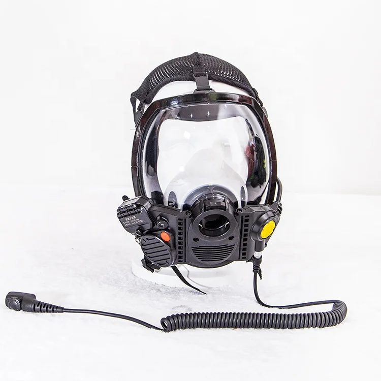Full Face Chemical Communication Gas Mask - Fire Fighting