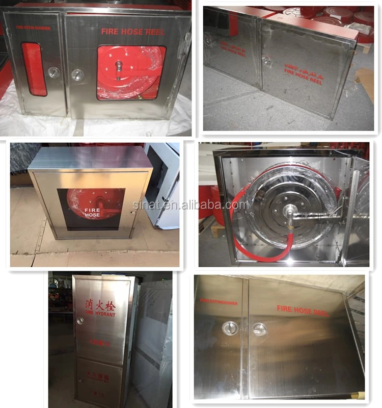 OEM Fire Hose Reel Stainless Steel Mirror Cabinet Fire Safe Box ...