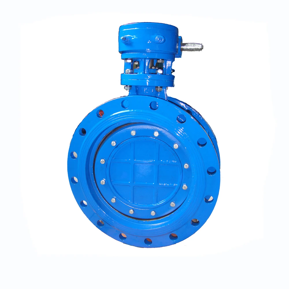 Double eccentric Flanged butterfly valve DN500 ductile iron body EPDM ...