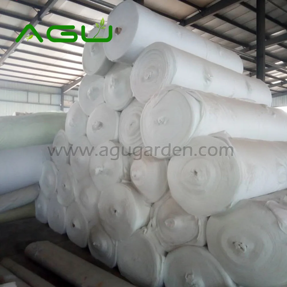 Drainage Geotextile Layer White Pet Nonwoven Permeable Geotextile ...