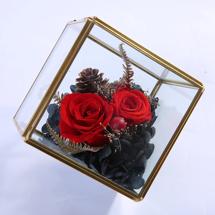Glass Rose Preserved Rose 50 Colors Forever Stabilized Eternal Roses In ...