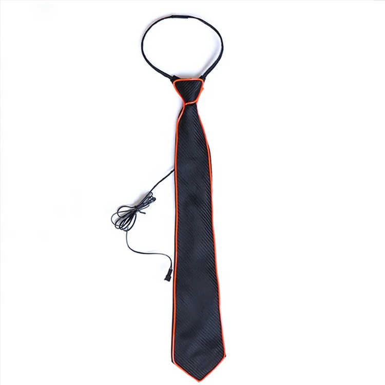 Light Up Neck Tie Led Necktie Gifts For Men Glow In The Dark Necktie ...