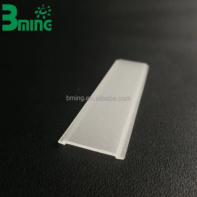 White Polycarbonate strips Led light Diffuser Extruded Lampshade for ...