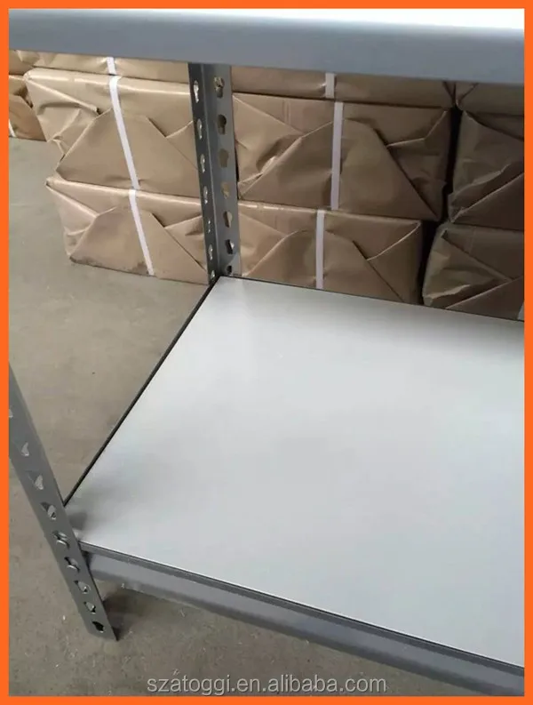 Foldable Industrial Metal Slotted Angle Iron Storage Shelf