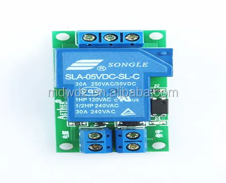 Sla-05vdc-sl-c Dc 5v 30a Single-channel Optocoupler Isolation Relay ...