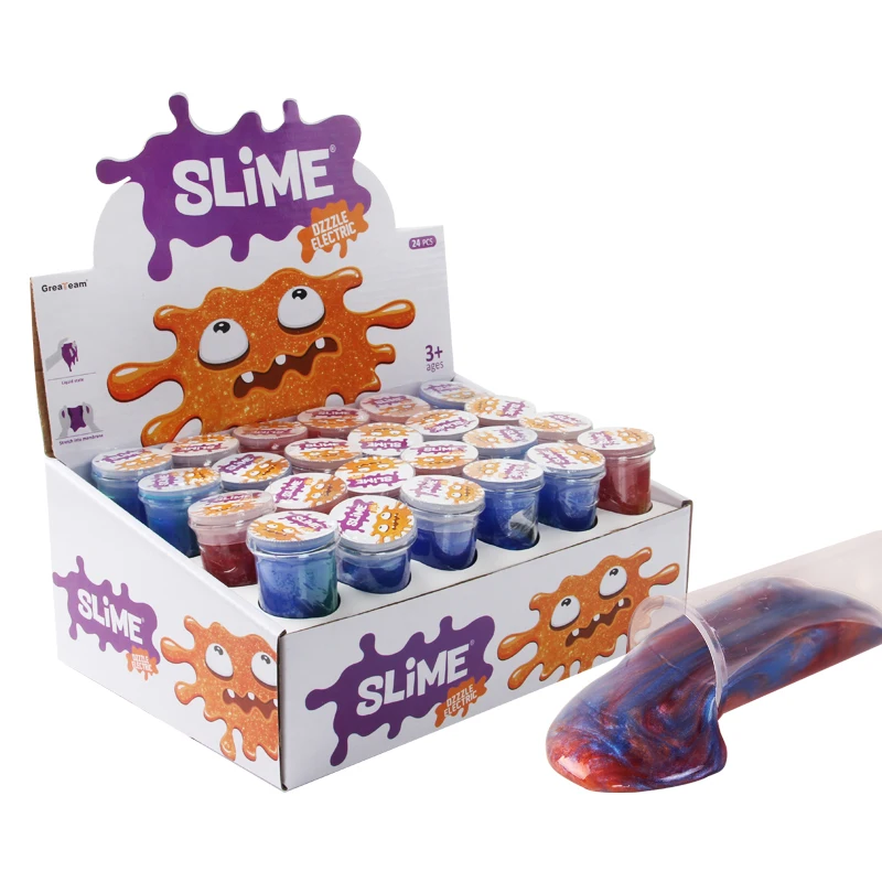 45g Air Dry Rainbow Slime Tube,Eco-friendly Slime Galaxy,Slime Products ...