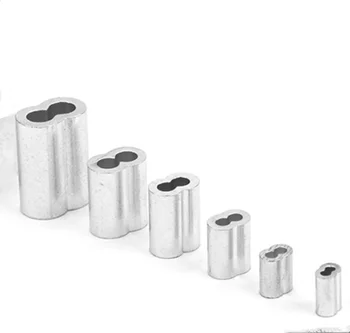 Number 8-shaped Duplex Aluminum Crimp Sleeves - Buy Rope Crimping ...
