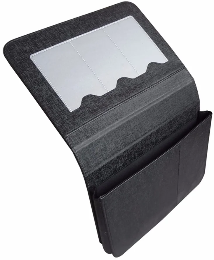 Custom High Quality Pu Portfolio Car Service Leather Folder Document ...