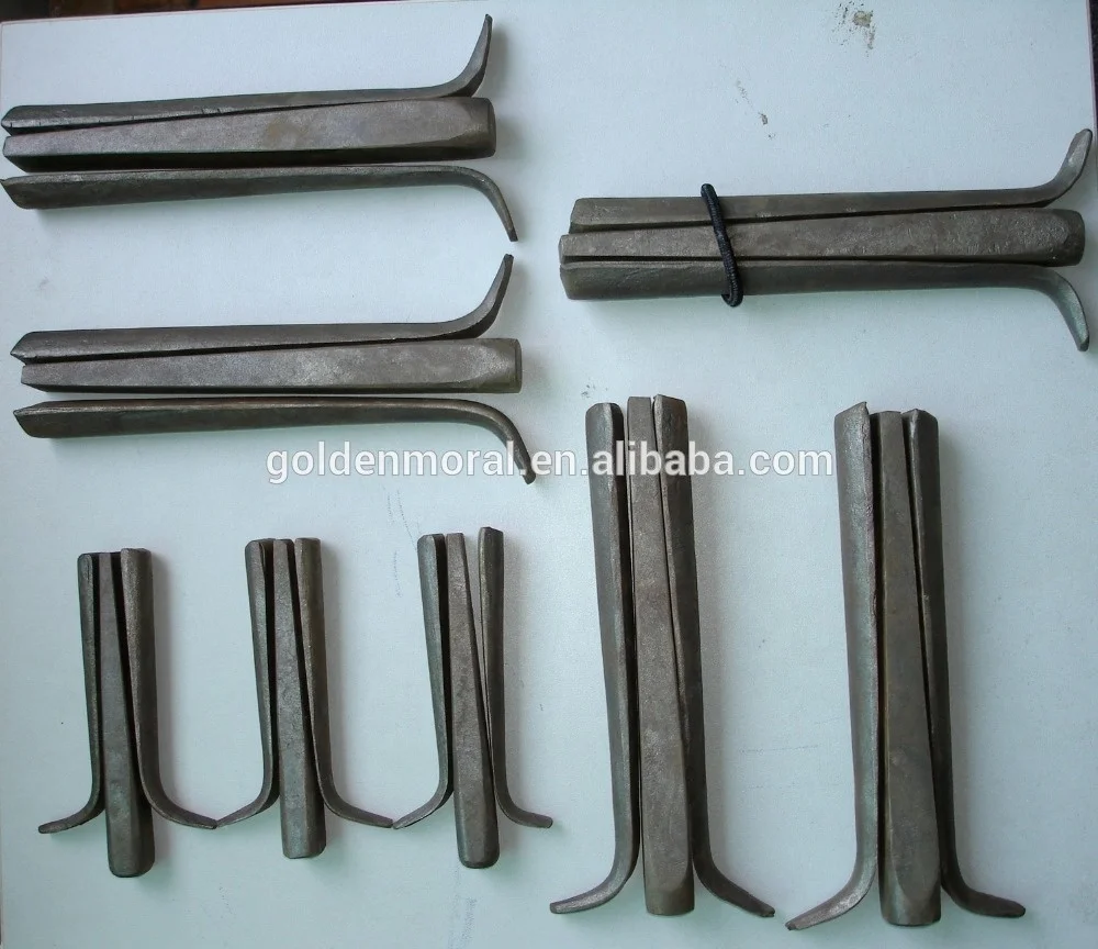 3/8 Feather and Wedge for Split Stone in Mining - GM Tools
