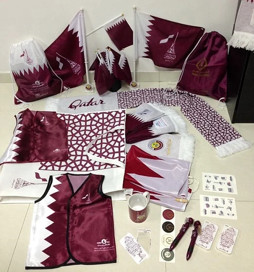 Qatar National Day Gift Set - Country Flag for Holiday