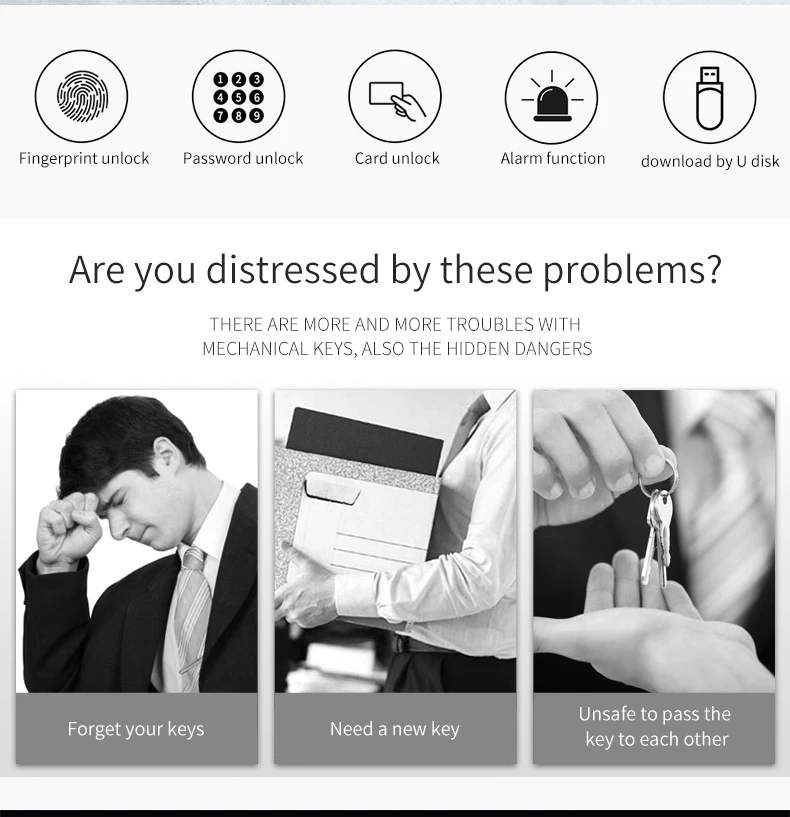 Stylish Security Guard Time Clock Access Control Terminal Biometric Id ...