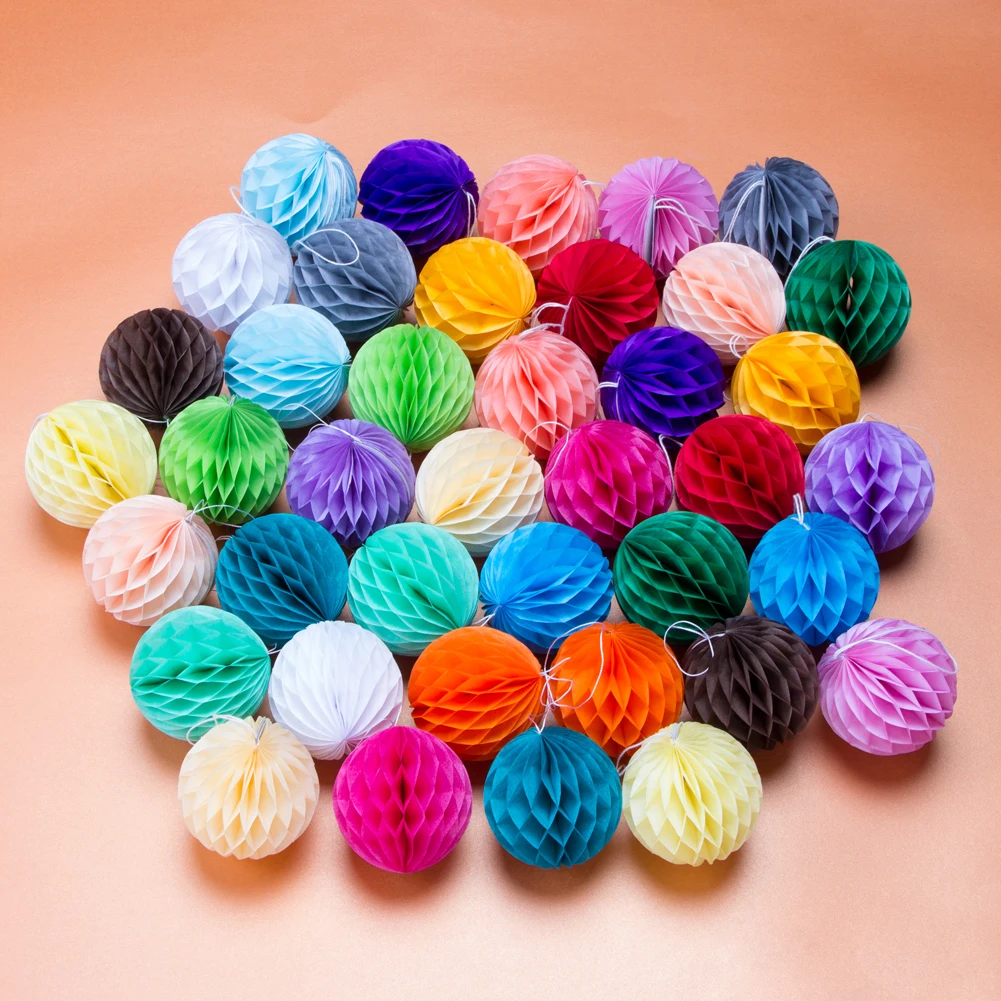 Wholesale Handmade Tissue Paper Honeycomb Balls for Events