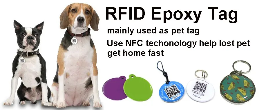 Programmable RFID Tags for Pet Tracking - NFC Dog Tags