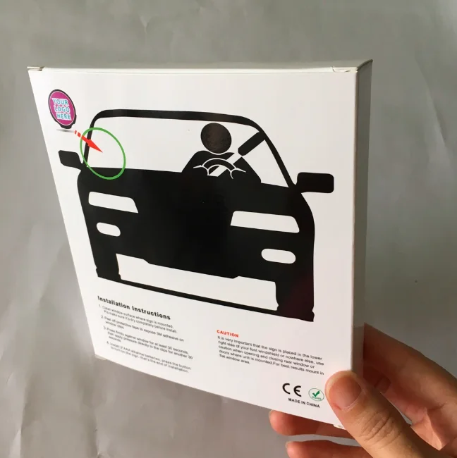 4 Inch Round Shape Led Power Decal Super Bright Logo Backlight Stickers ...