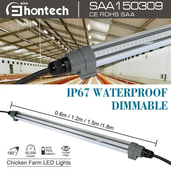 Tubos De Luz Led Regulables Para Granja De Pollos,Iluminación ...