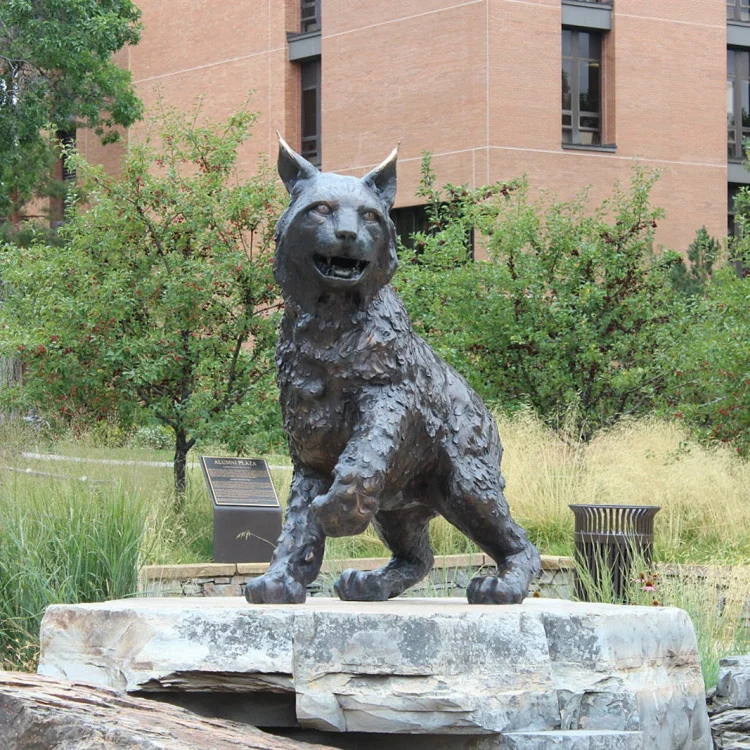 Uconn Husky Statue