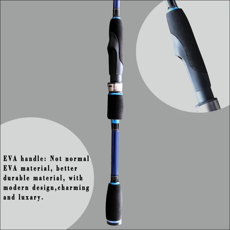 High Modulus Carbon 6'/7'/8' /9' 2pcs Ultralight Fast Action Spinning ...