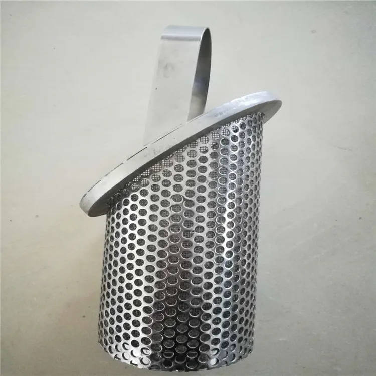 304 Stainless Steel Wire Bucket Filter Strainer - 99% Filtration