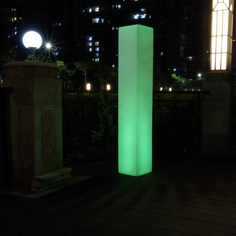 Wedding Party Illuminated Column - Event Decor Lighting