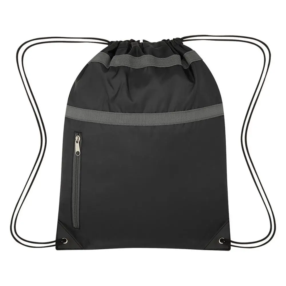 Five Colors Option Trinity Sports Pack 210d Polyester Drawstring Bag ...