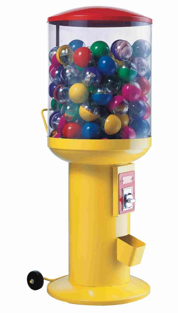 Big Capsule Toy Vending Machine - Dispenses Round Toys