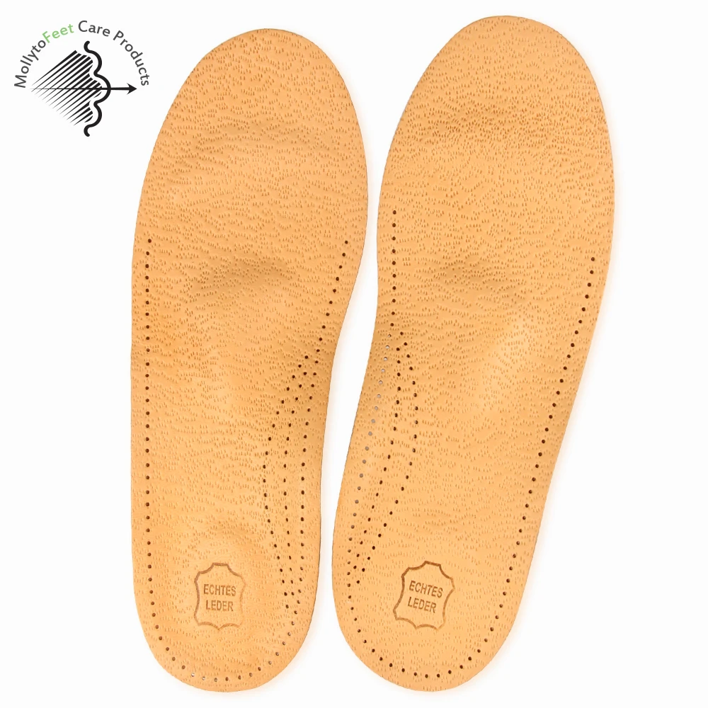 Orthotic Leather Insoles For Shoes Orthopedic Arch Support Insoles For ...