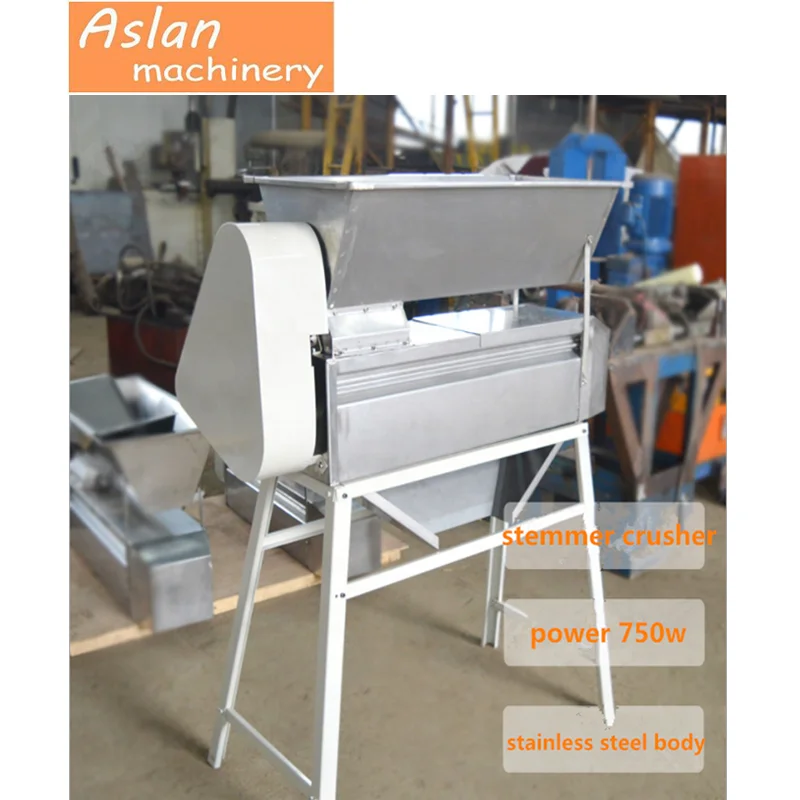 electric grape stemmer/grape stalks removing machine/grape crusher stem ...
