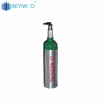 Dot3al M6 Size Aluminum Oxygen Cylinder 1l Medical Oxygen Tank Tipo ...