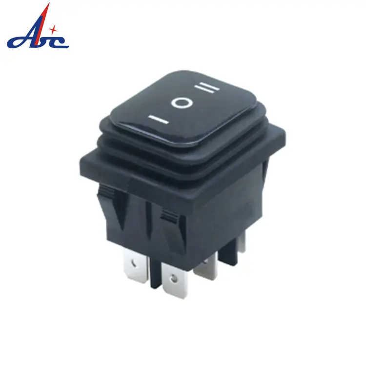 6pin On Off On Self Lock Waterproof Cover 6a 250vac 10a 125vac Rocker ...