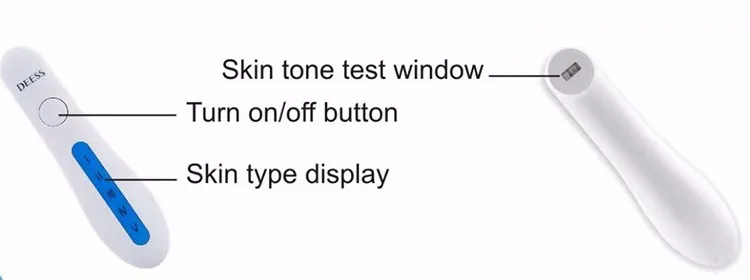 DEESS Handset Skin Tone Sensor Technology Skin Moisture Analyzer Skin ...