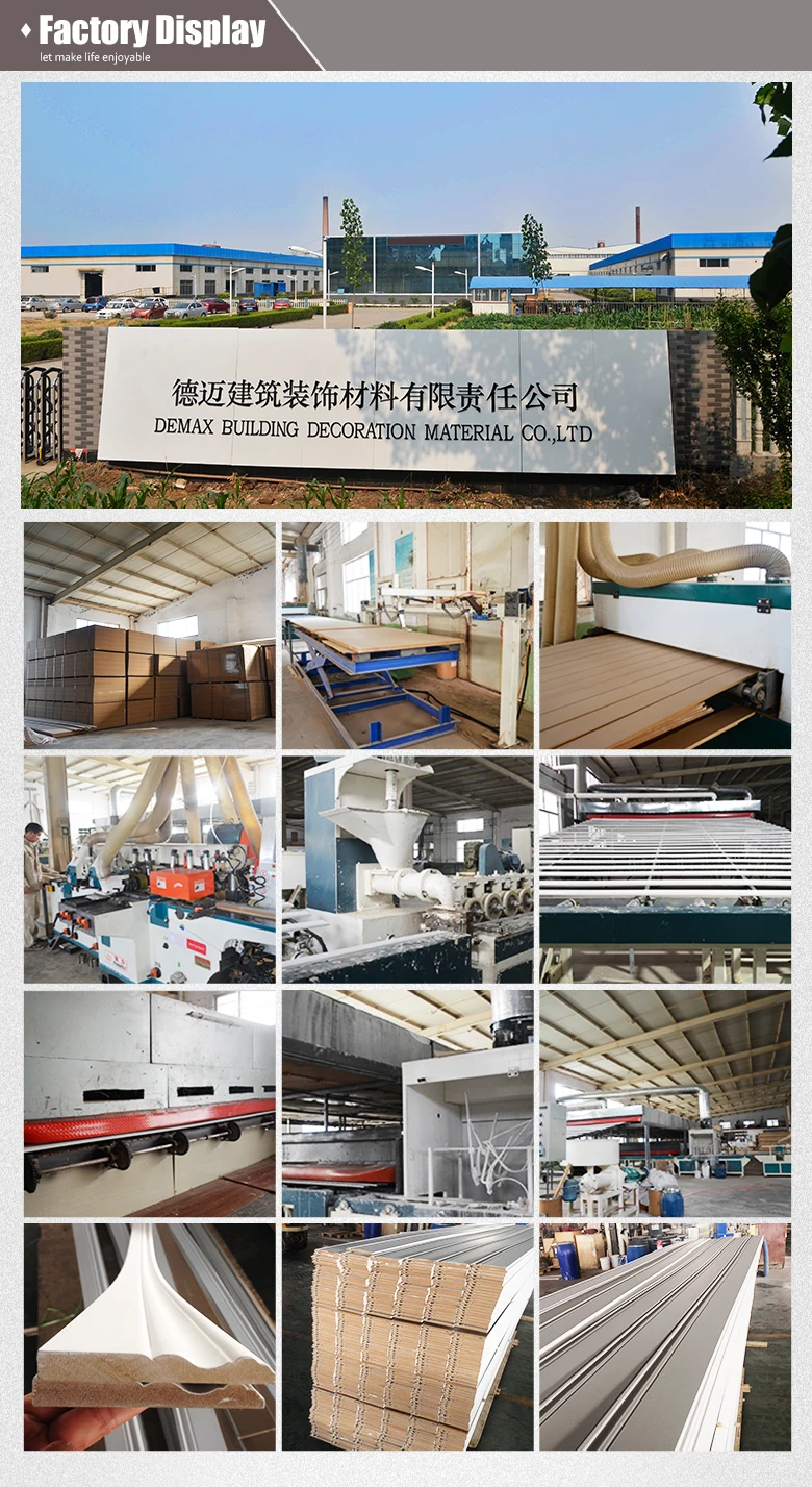 Modern White Ps Skirting Lines Plastic Baseboard Flooring Molding For ...