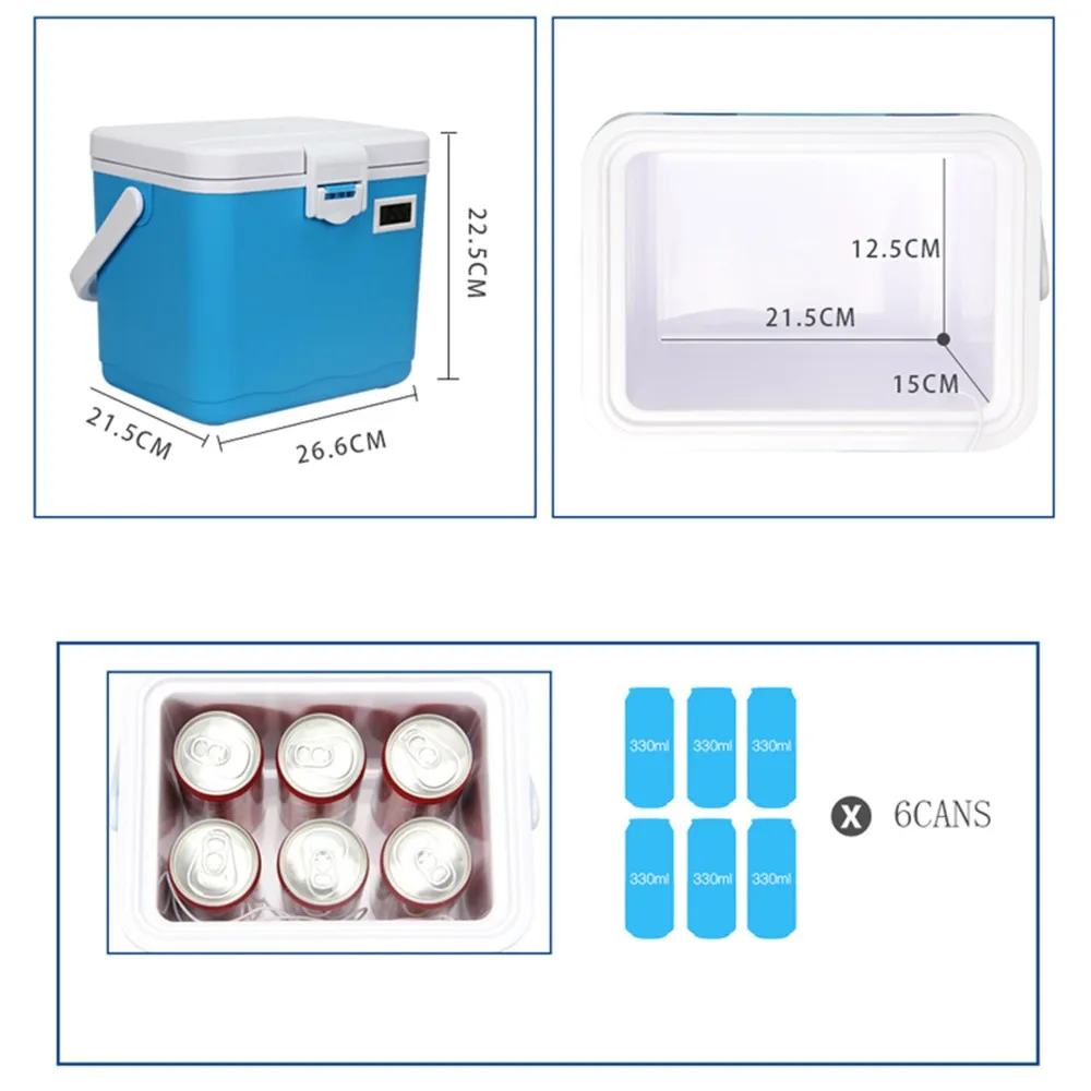 4.5L Mobile Cooler - Ideal for Outdoor Camping & Food Storage
