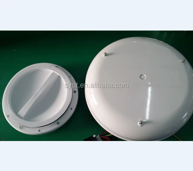 Durable 12V Ambulance Roof Air Exhaust Fan - Fixed Mount, White or ...