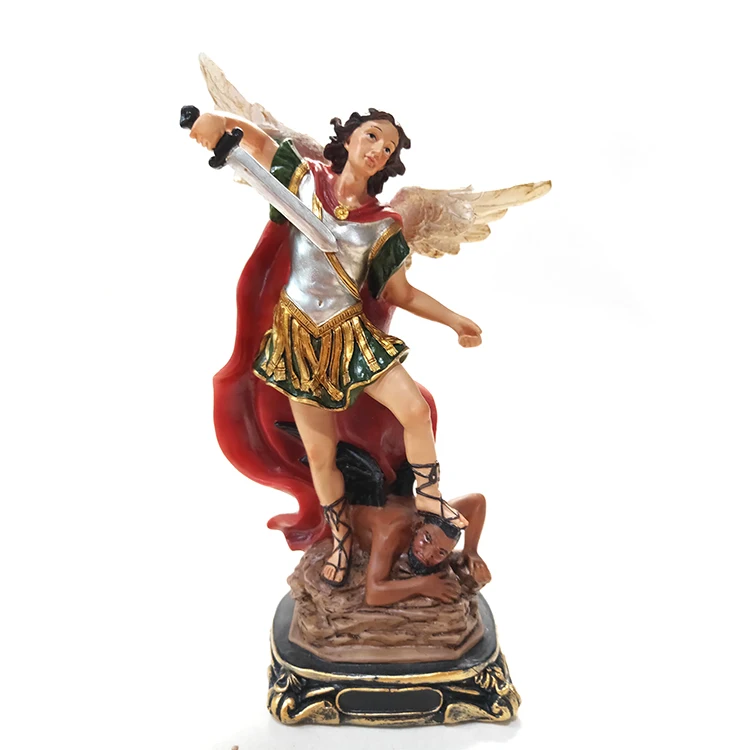 Roman Exclusive St. Michael The Archangel Defeating Satan Figurine| Alibaba.com