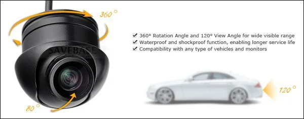 PZ 600TV Line HD Wide View Angle Waterproof IP 68 Camera